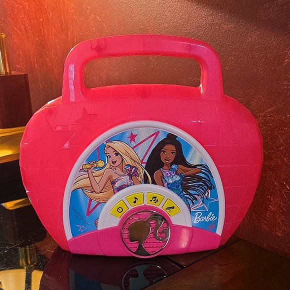 Barbie | Toys | Barbie Sing Along Light Up Boom Box Tested Works See ...